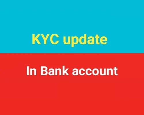 Application to bank Manager for KYC update